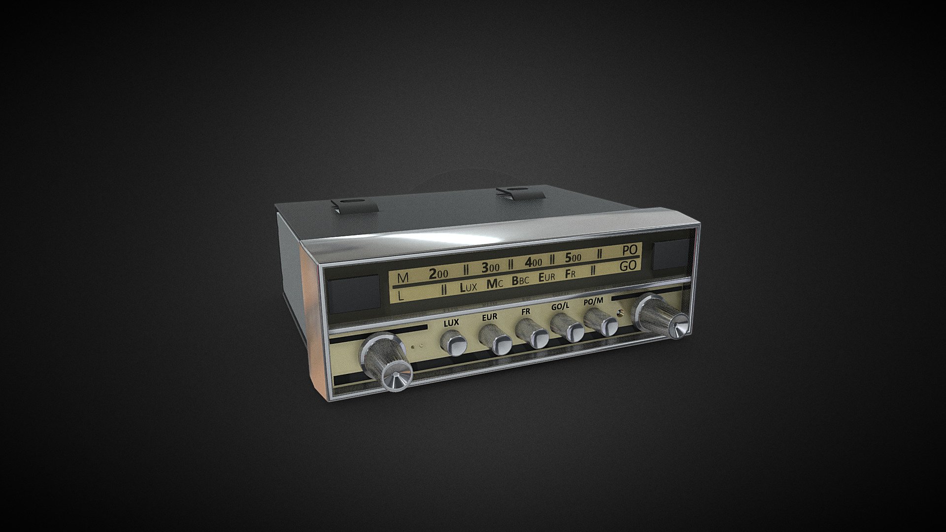 AUTORADIO - 3D model by nando59 [e53c3e8] - Sketchfab