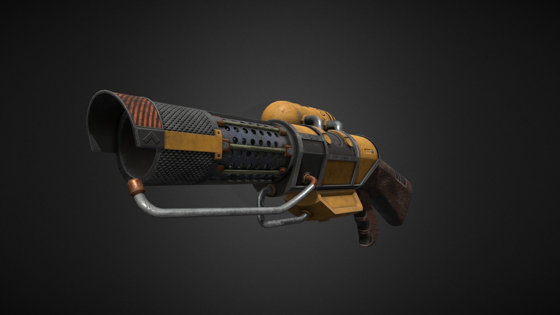 serious sam flamethrower - 3D model by Julien Lommaert (@Crimson_King ...