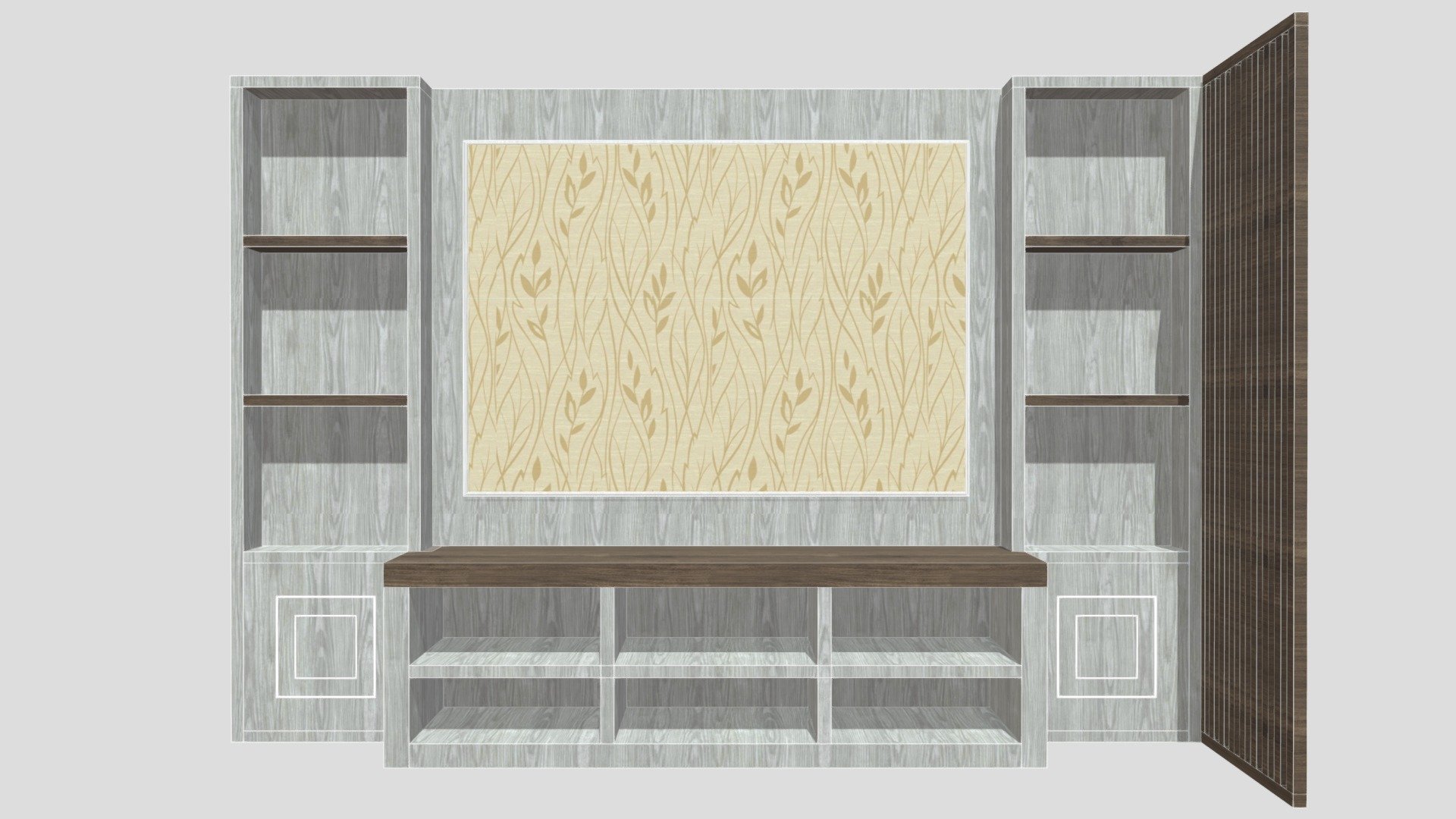 TV Backdrop - 3D model by Ign Agung (@ign.agung) [e53d755] - Sketchfab