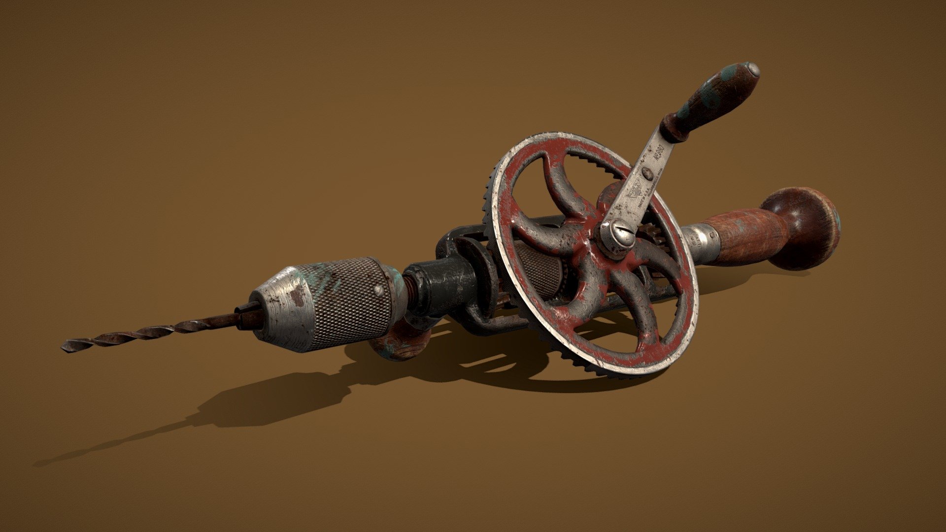 Millers Falls No. 980 Hand Drill - 3D model by ArattQuinze [e53dd13 ...