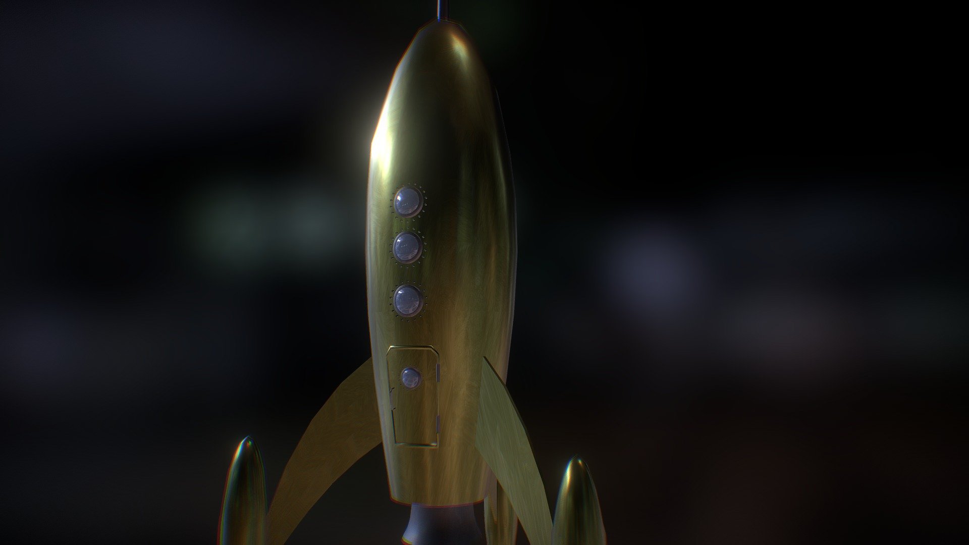 Retro Rocket - 3D model by Iceblademush (@richard.ramsbottom.40 ...