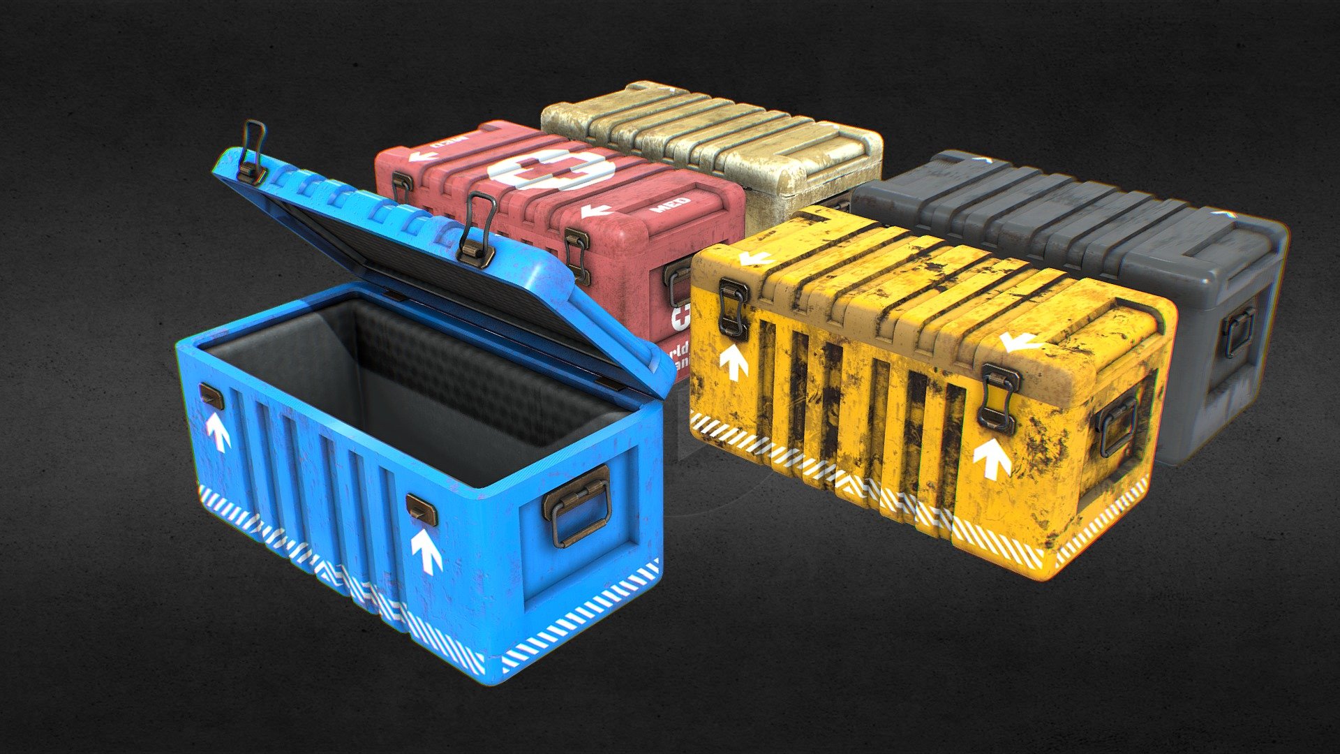 Loot Box 2 - Buy Royalty Free 3D model by Aparicio Silva 3D ...