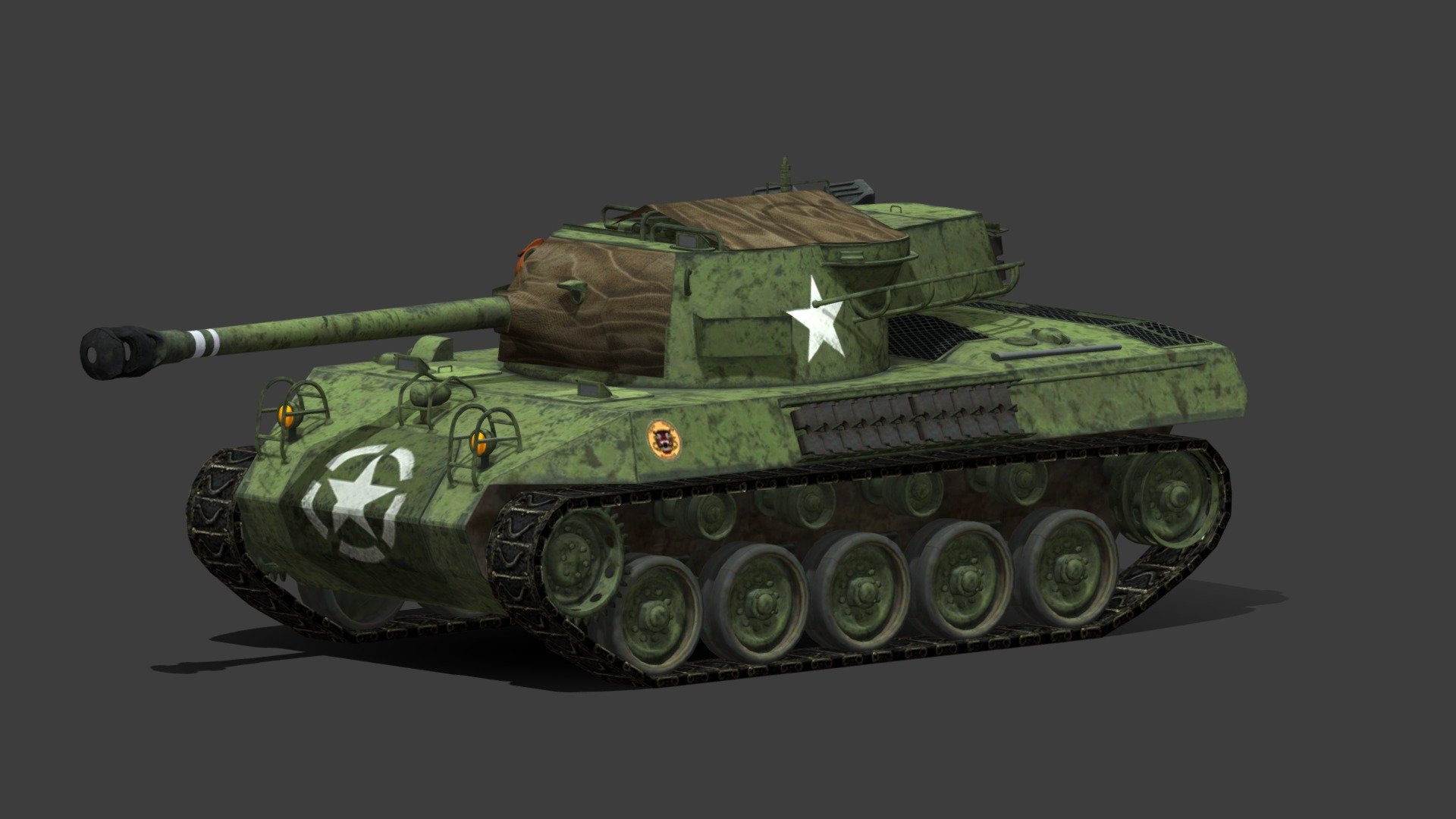 M18 Tank - Buy Royalty Free 3D model by usmangill [e540dc4] - Sketchfab ...