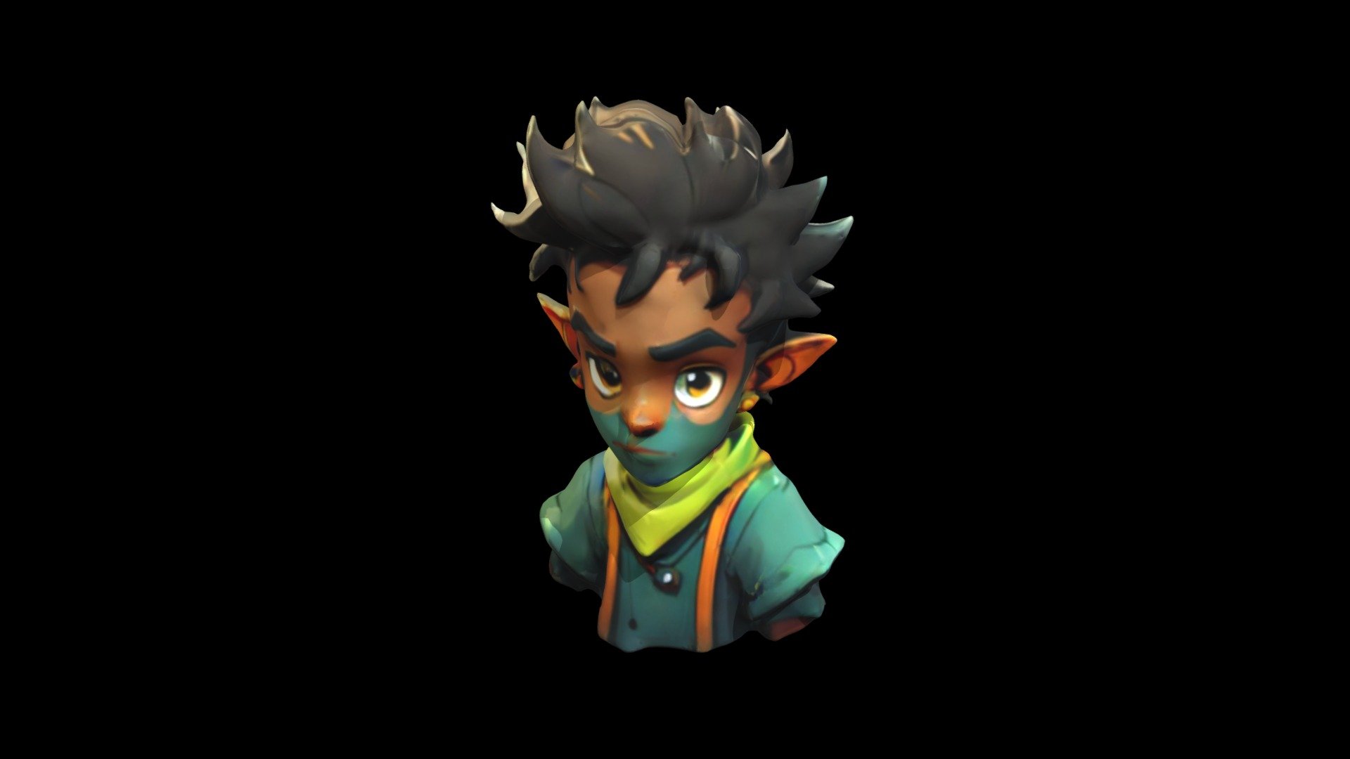 Anime character - Download Free 3D model by klrxyz [e54456d] - Sketchfab