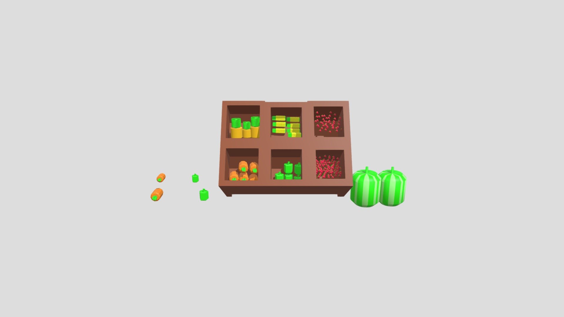 Fruit Stand - Download Free 3D model by mattpadi9650 [e5454c6] - Sketchfab