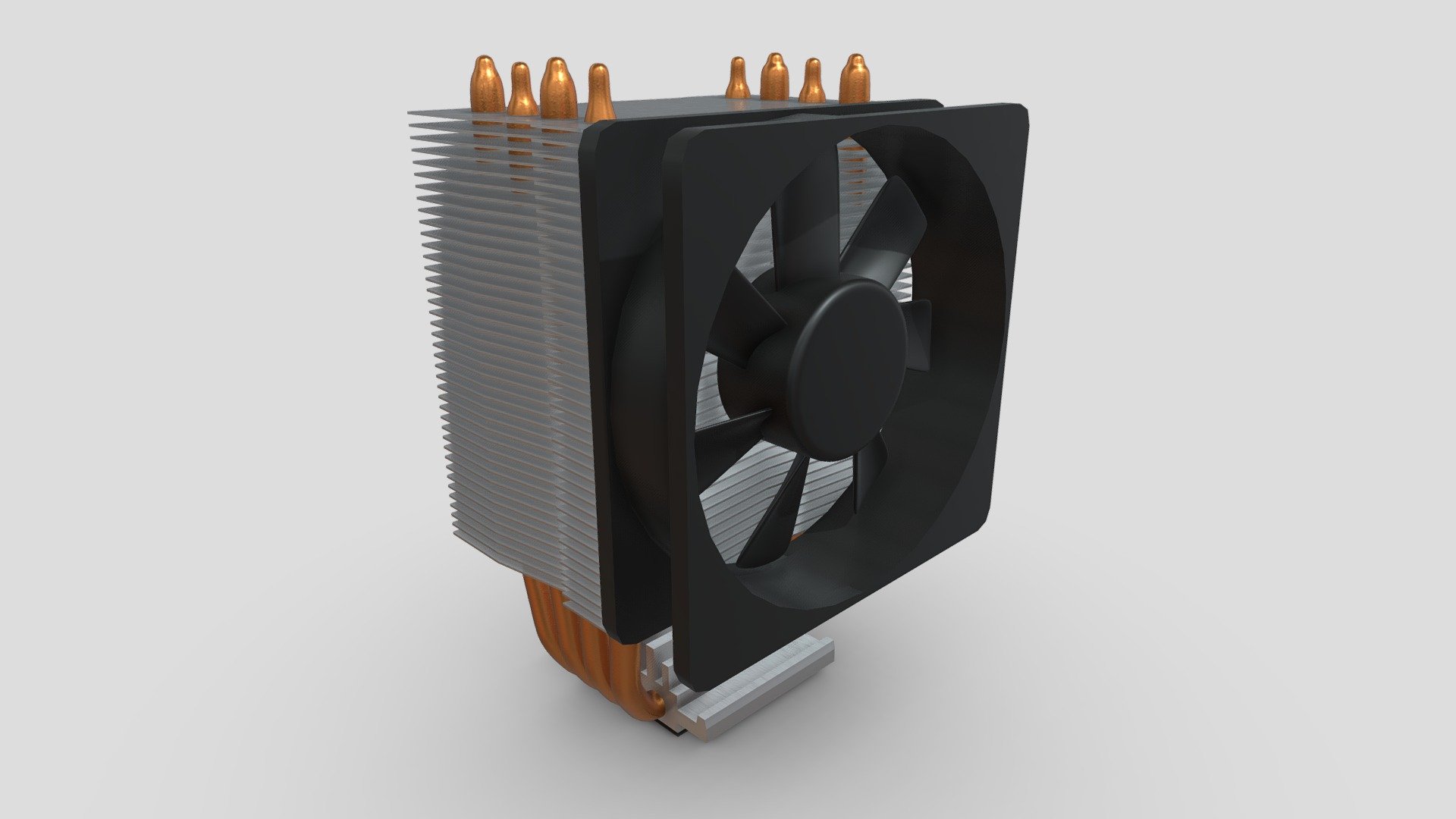 Cooler Master CPU Cooler - Download Free 3D model by BlenderFace ...