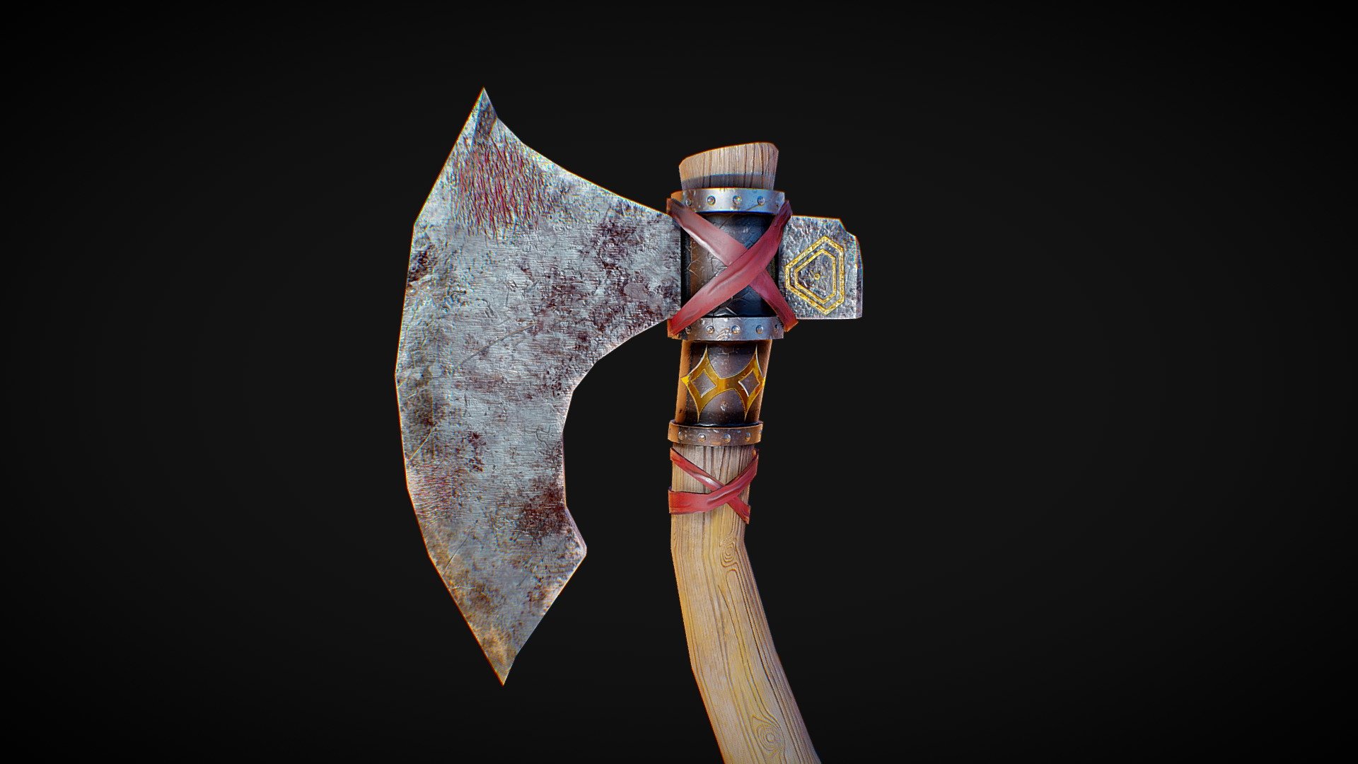 Axe - Download Free 3D model by NotBlender [e546ffa] - Sketchfab
