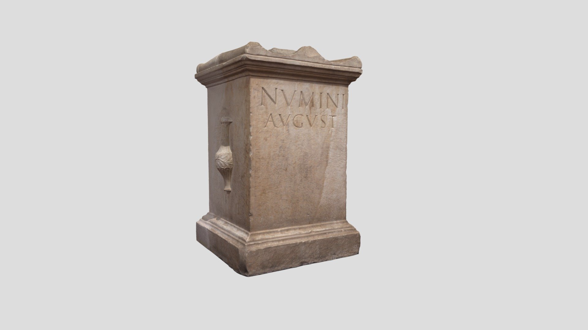 Ara dedicada al Numen dels Augusts, MNAT-7590 - 3D model by ...