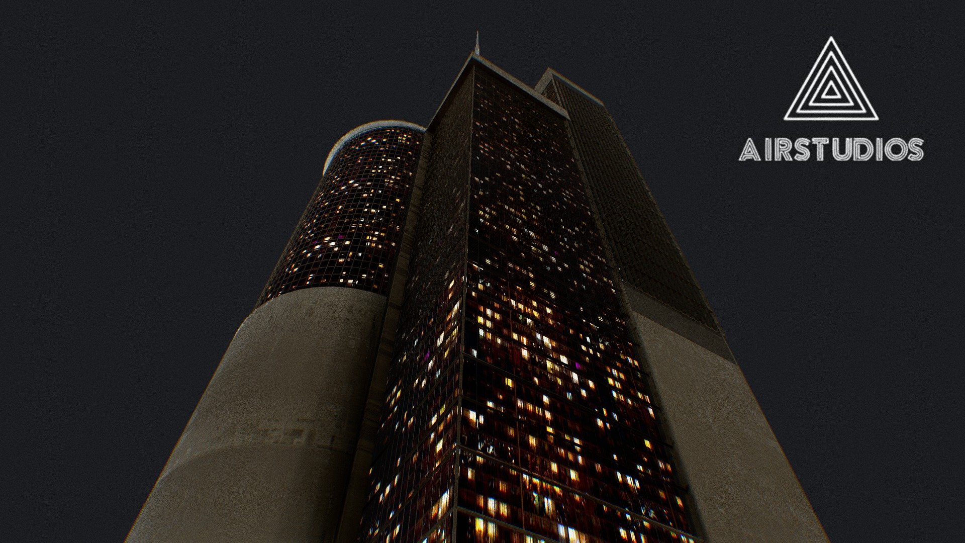 Low Poly - Futuristic Sci-fi Skyscraper Building - Buy Royalty Free 3D ...