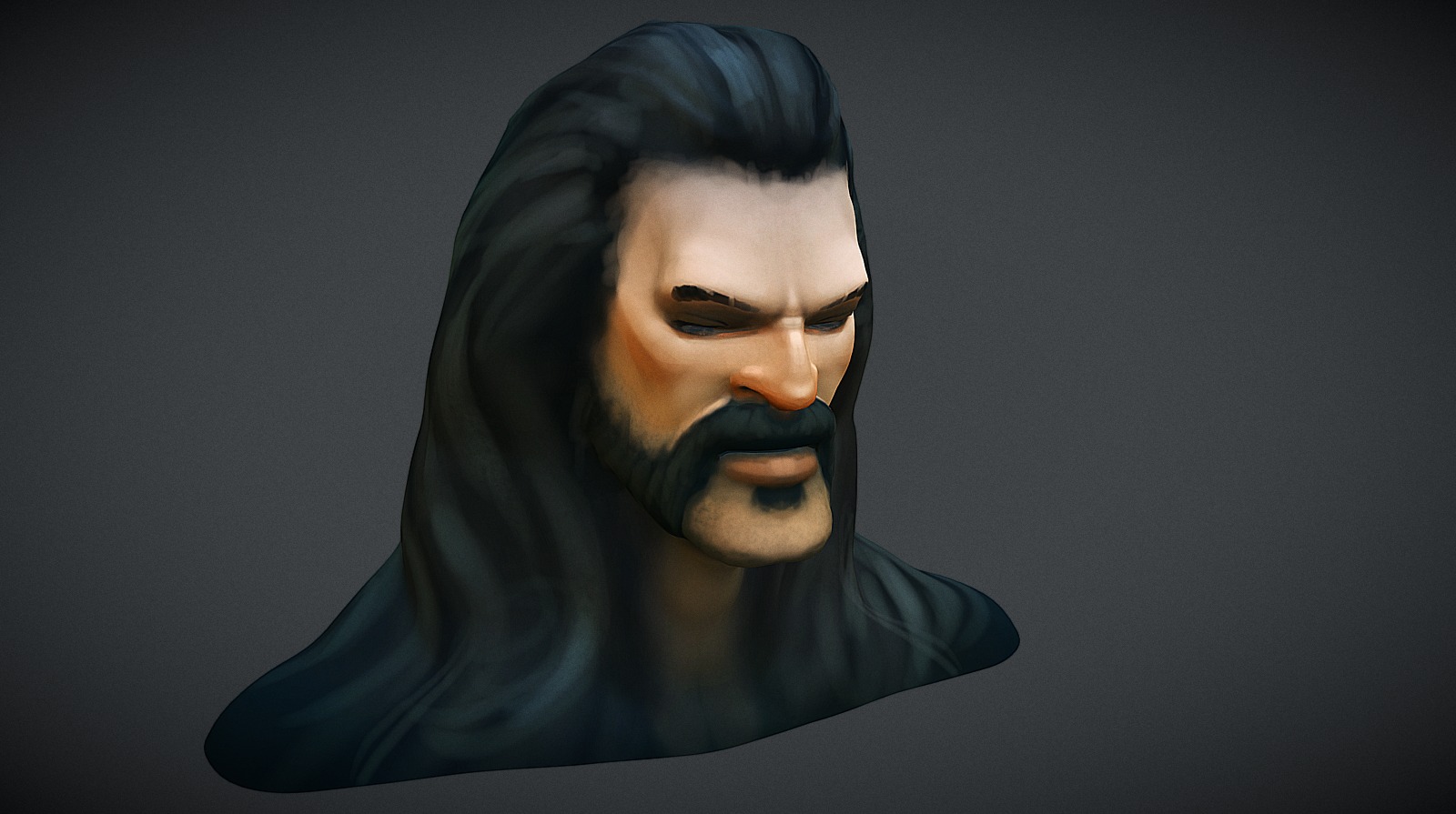 Head painting test - 3D model by Wildsamich [e549ccb] - Sketchfab