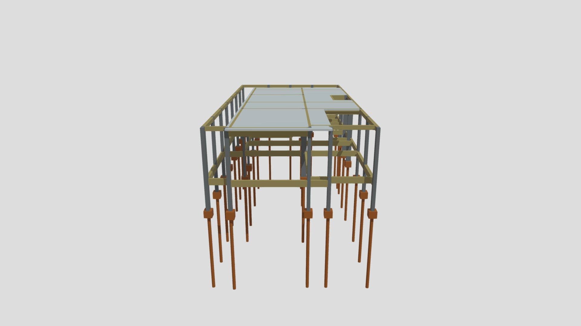 MODELO ESTRUTURAL 3D - Download Free 3D model by Brasil Projetos e ...