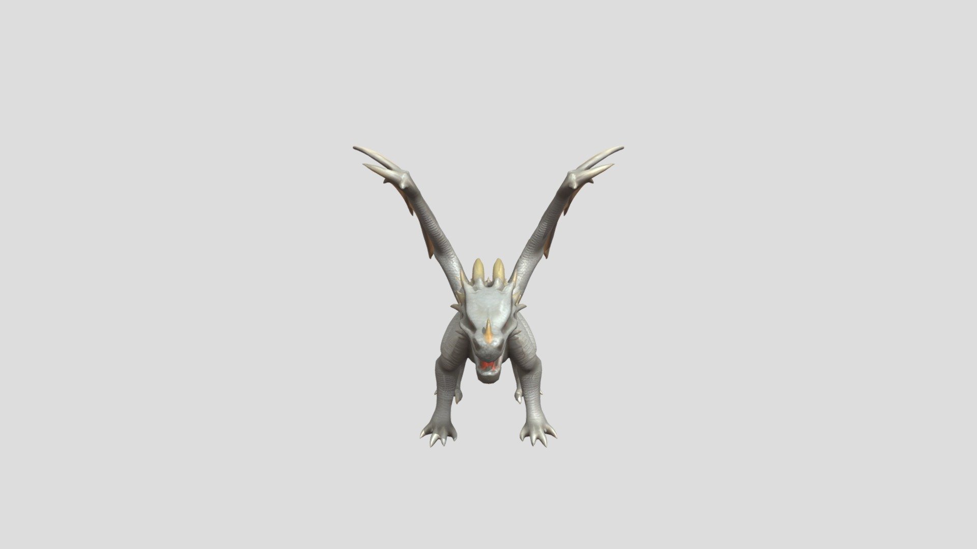 mythical dragon-like creature - 3D model by dancingdragondesignsllc ...