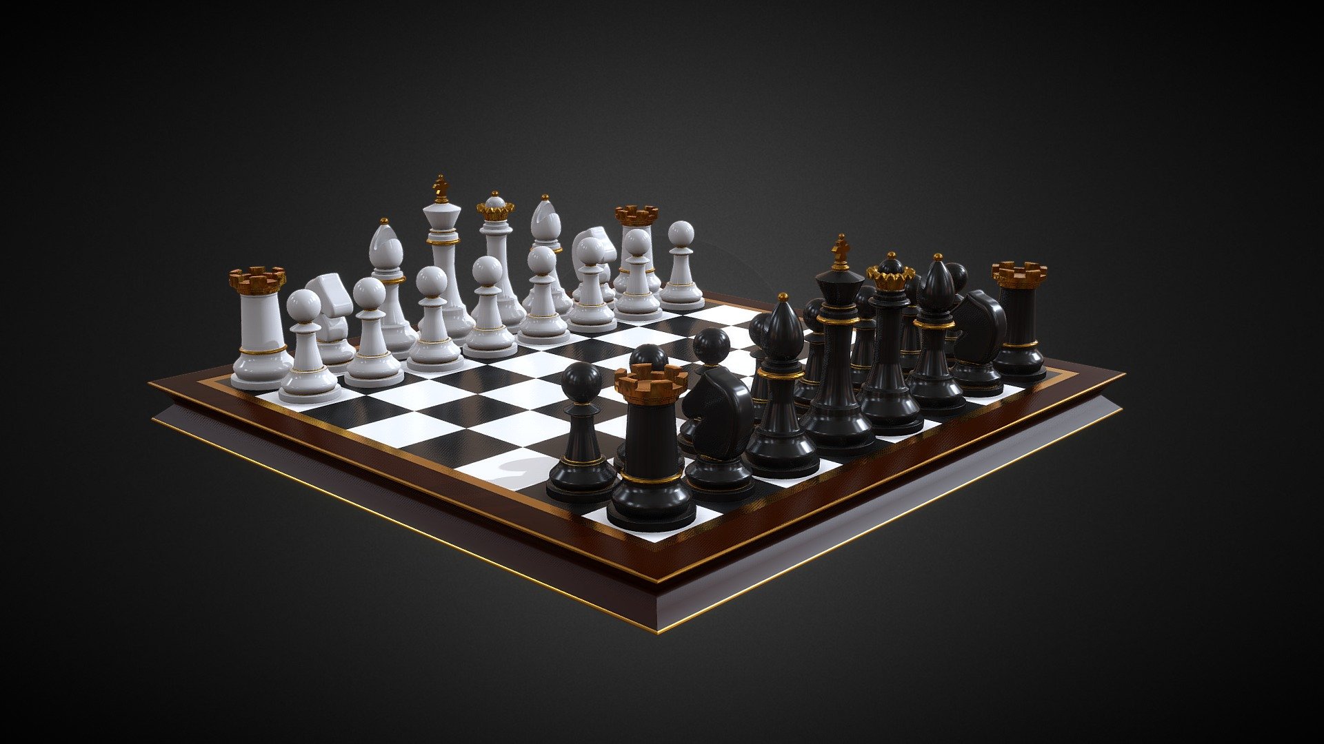 Chess - Download Free 3D model by Verfassen [e54c2d0] - Sketchfab