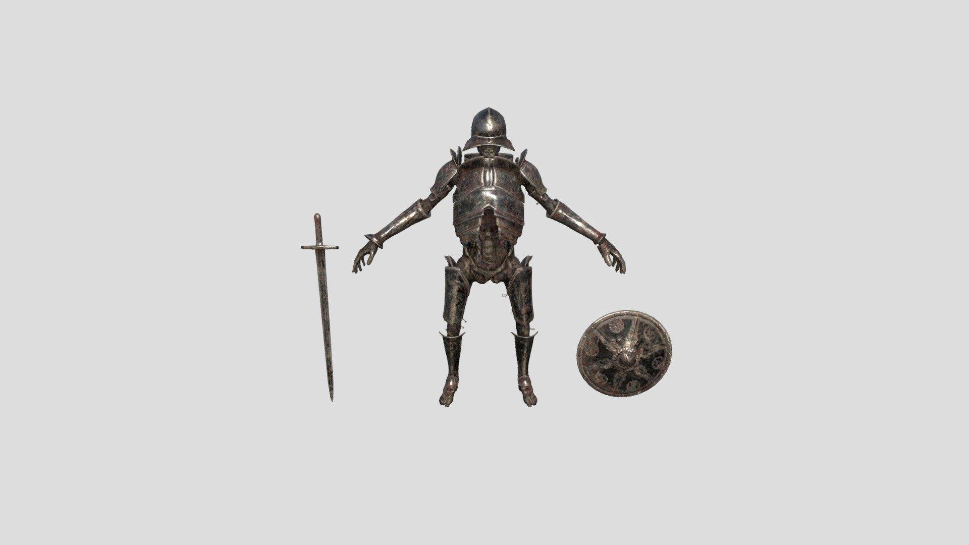 Undead Armored Warrior - 3D model by Ponea.Ciprian [e54c7c5] - Sketchfab