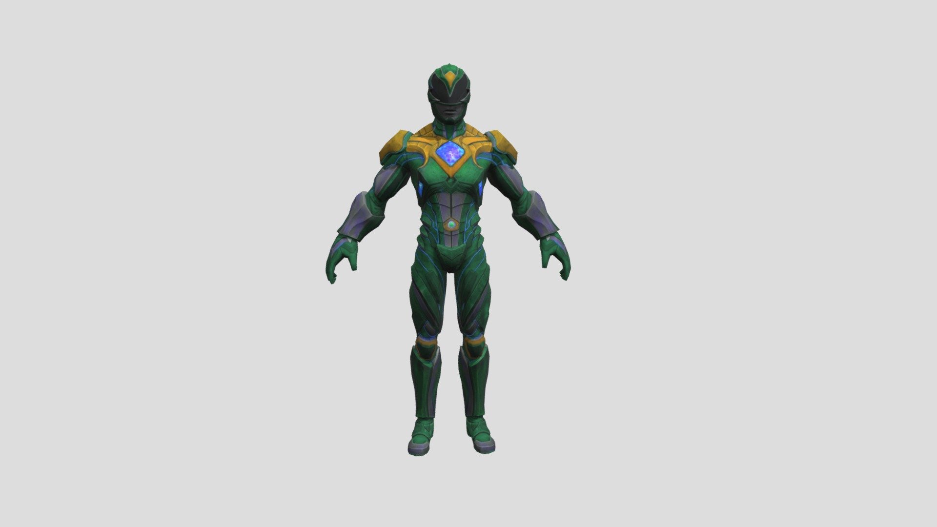 Green Ranger 2017 - Power Rangers - Download Free 3D model by grantb833 ...