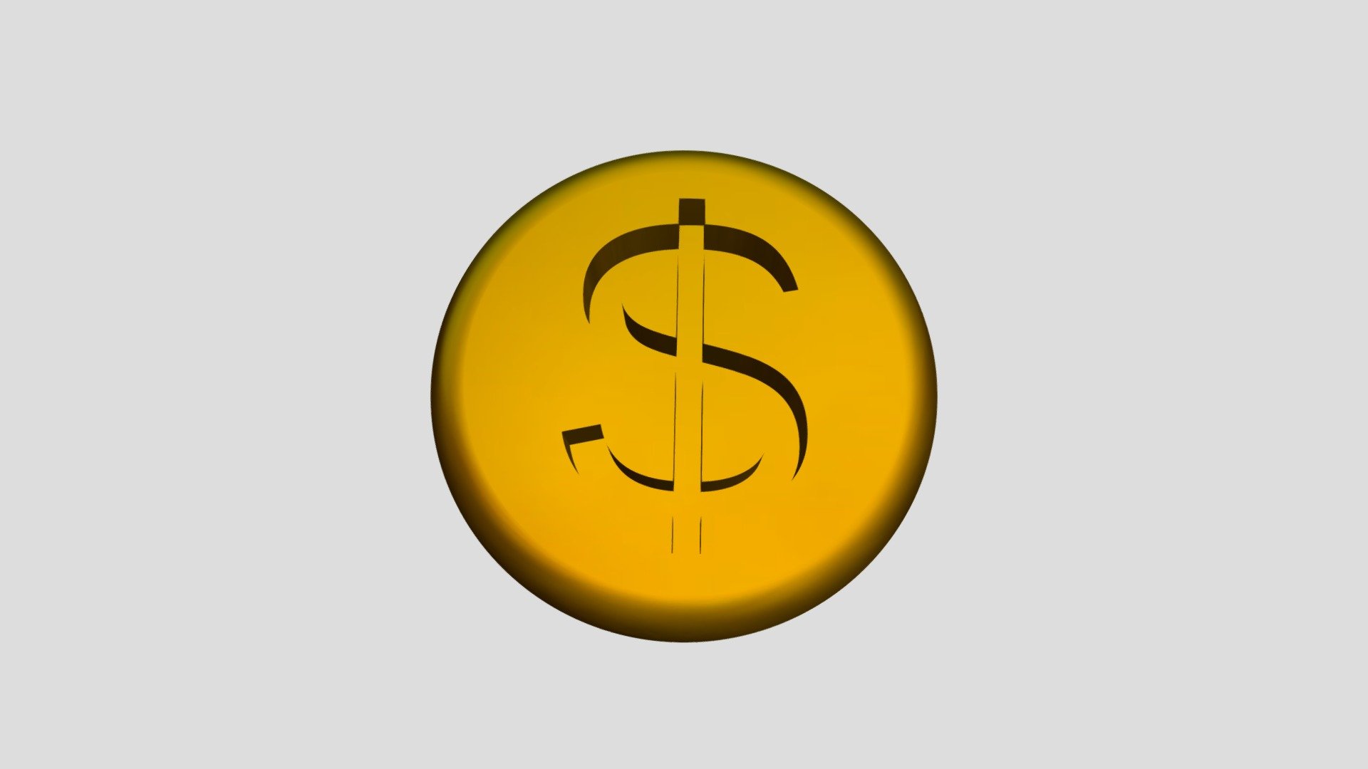 US Dollar Gold Coin - 3D model by sandyonmars [e54e4d3] - Sketchfab