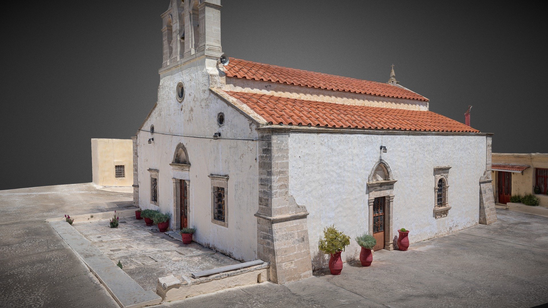 Apezanon Monastery (Exterior Model) - 3D model by Vasilis Haroupas ...