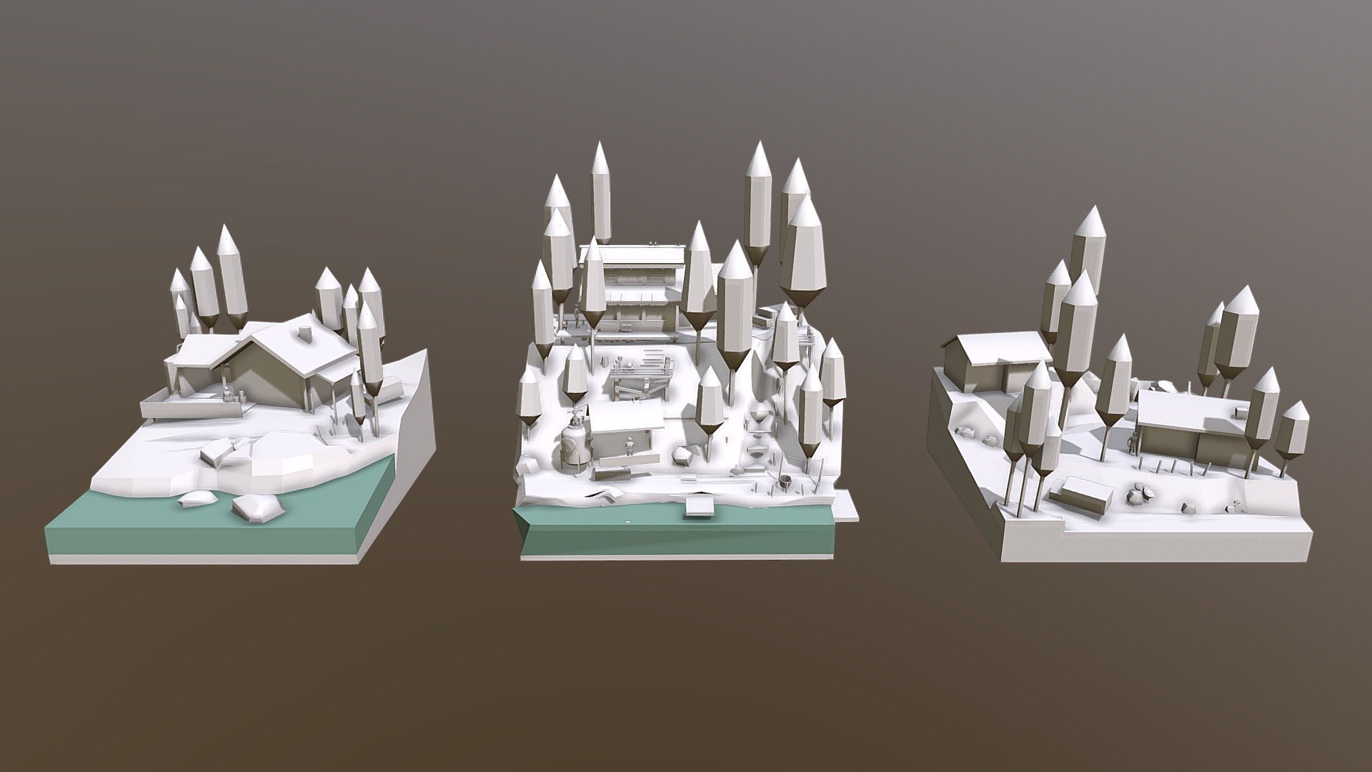 Forest Loner - Blockout - 3D model by Lore Van den Broeck ...