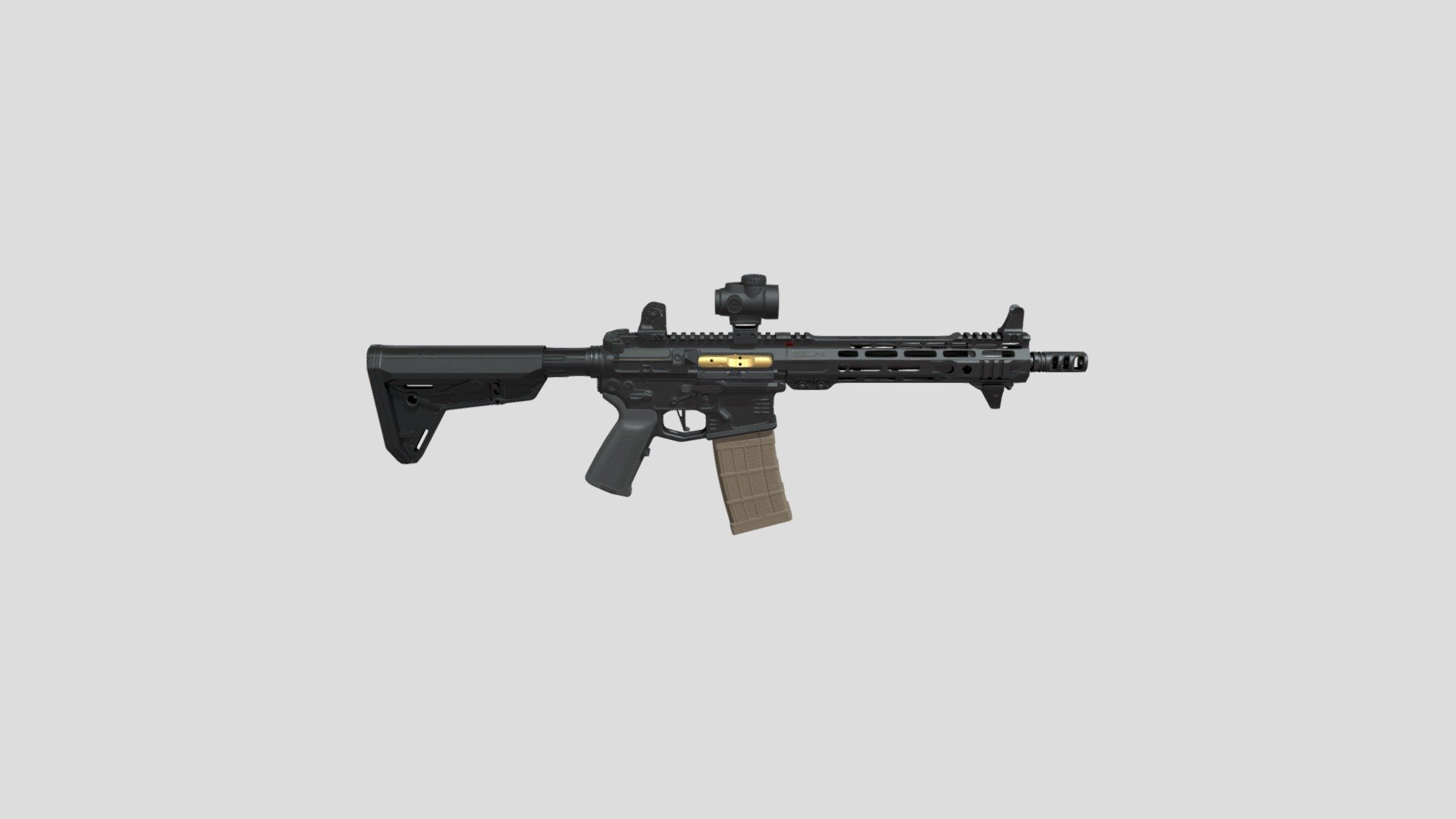 SLR - AR15 - 3D model by Allen Lin (@losangelesallen) [e551f88] - Sketchfab