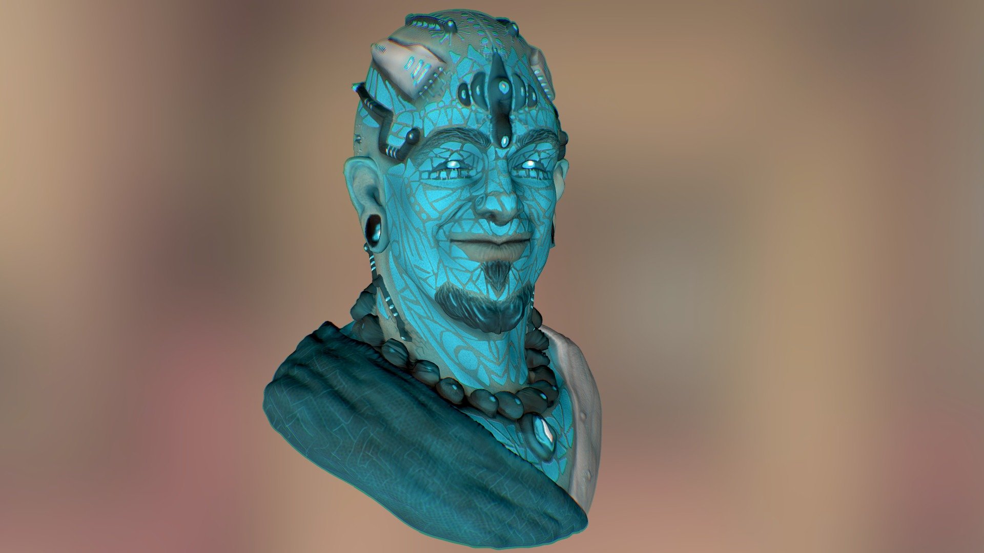 Intergalactic Monk Sculpt+ iPad Pro - Buy Royalty Free 3D model by Raul8Sura (@Vader888 ...