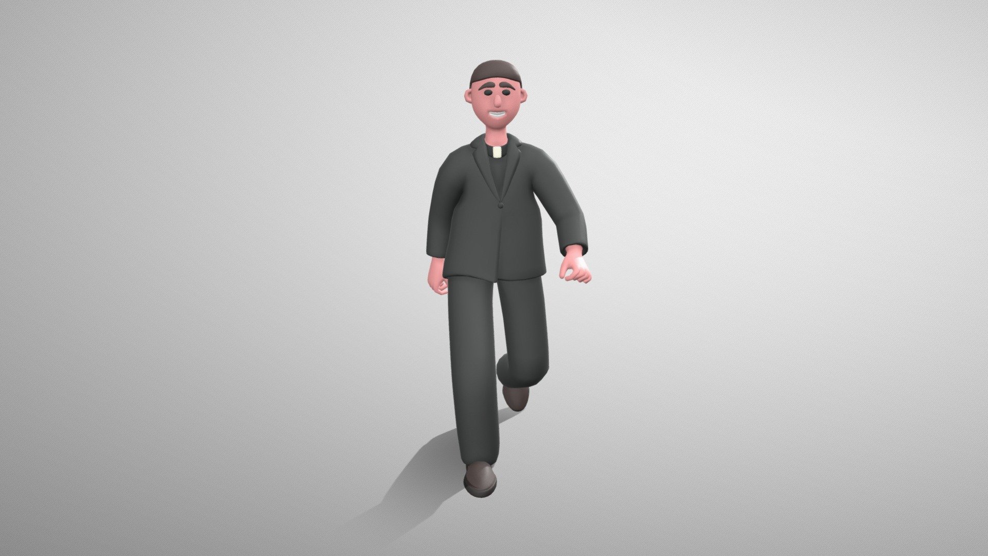 Stylized Priest - Mixamo Rigged Character - Buy Royalty Free 3D model ...