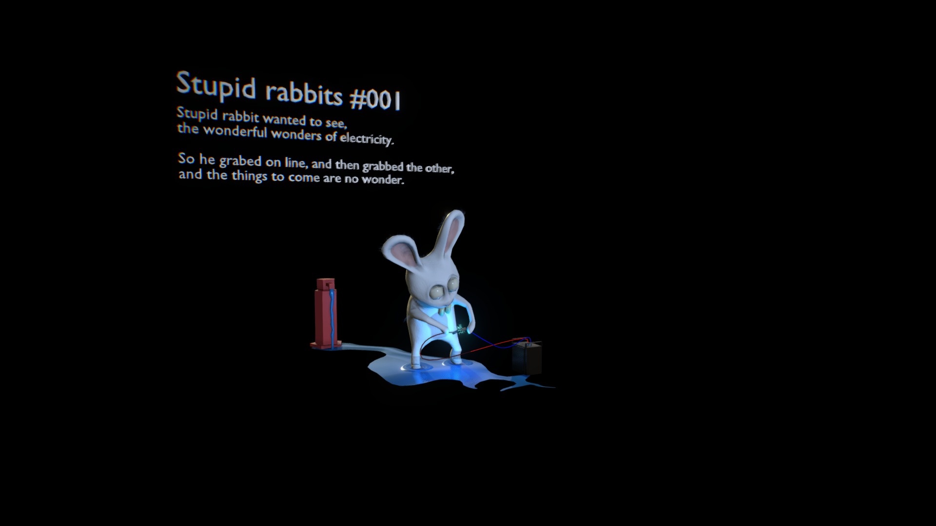 Stupid rabbits #001 - 3D model by Druyanizm [e555b35] - Sketchfab