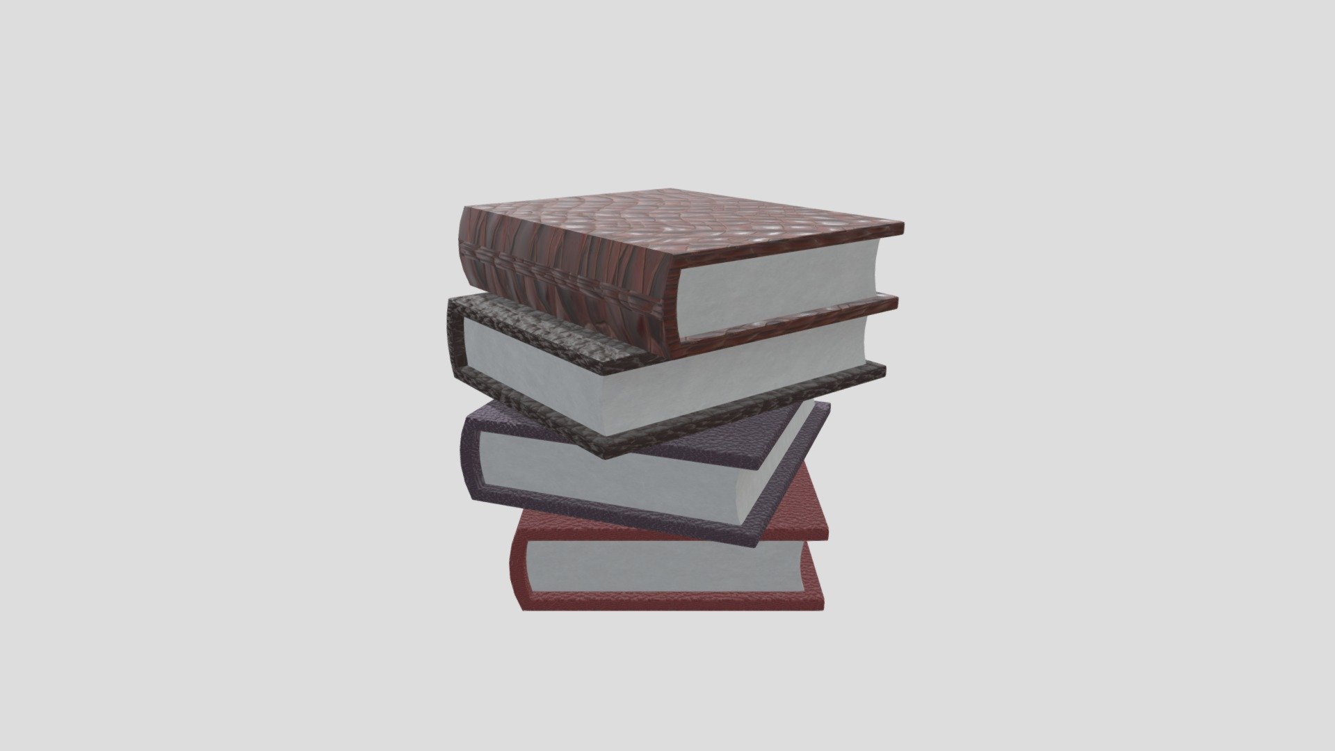 Stack of Books - 3D model by TheDoveman [e557733] - Sketchfab