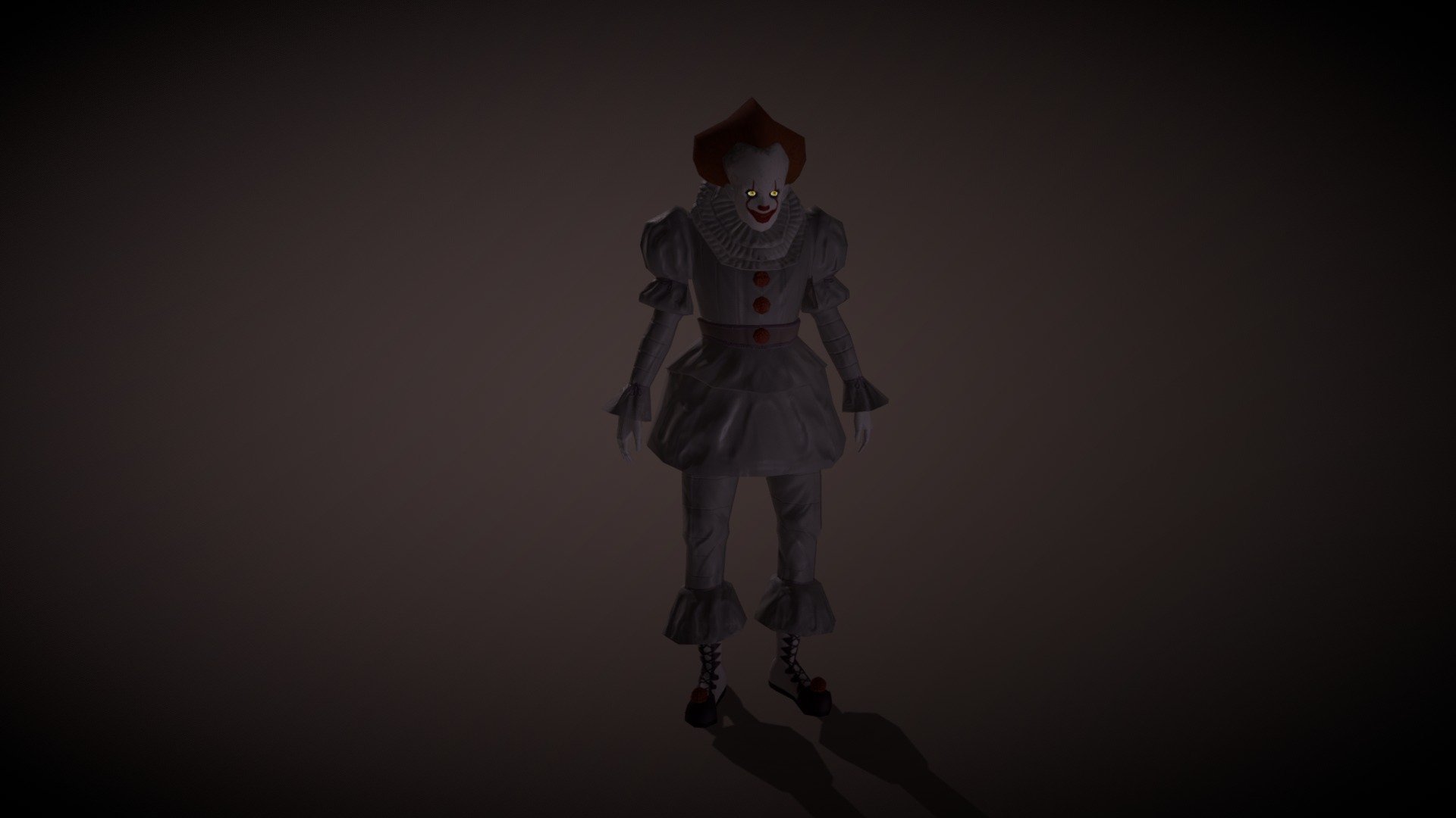 pennywise animated (low poly) - Download Free 3D model by vicente ...