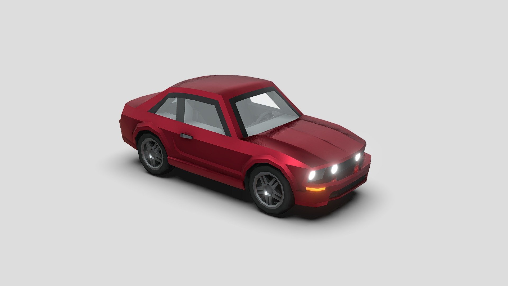 2005 Ford Mustang V | Low-Poly - 3D model by _gun (@mrgun) [e55b36f ...