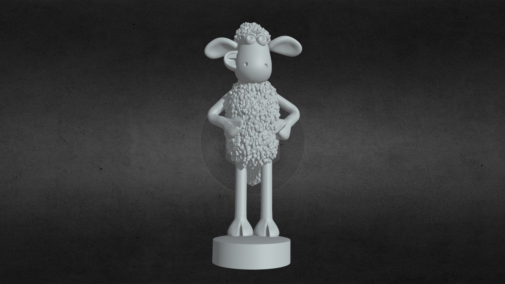Shaun the Sheep - 3D model by oksana.k (@OksanaKotlova) [e55b9e8 ...