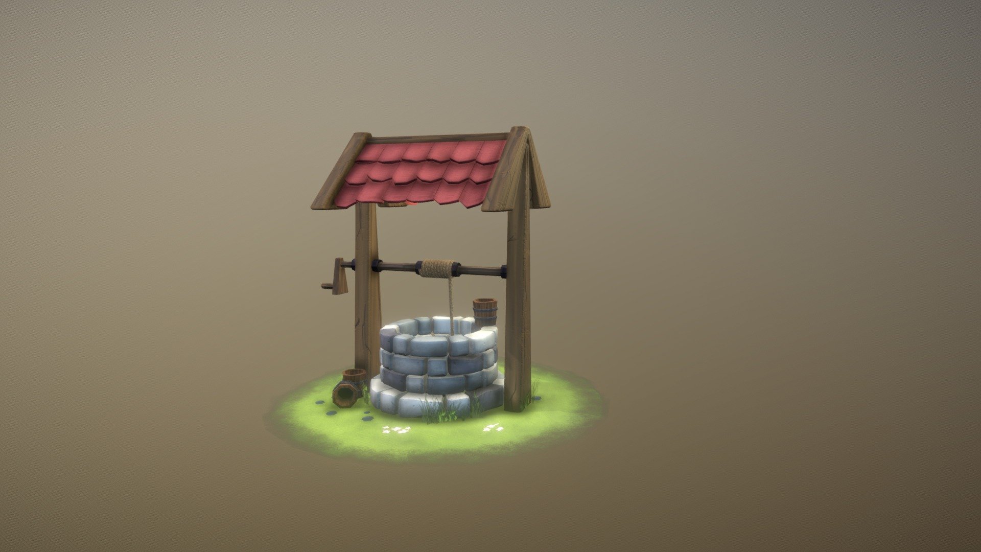 Stylized Well - 3D model by KelseyH [e55c315] - Sketchfab