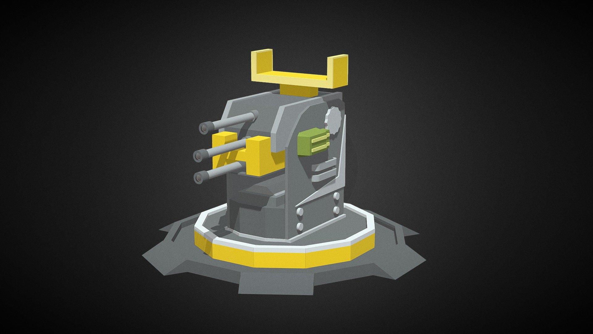 Tower Defence - Download Free 3D model by 3d.xyz (@webuild) [e55c592 ...