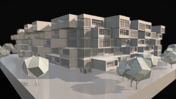 Facade-design 3D models - Sketchfab