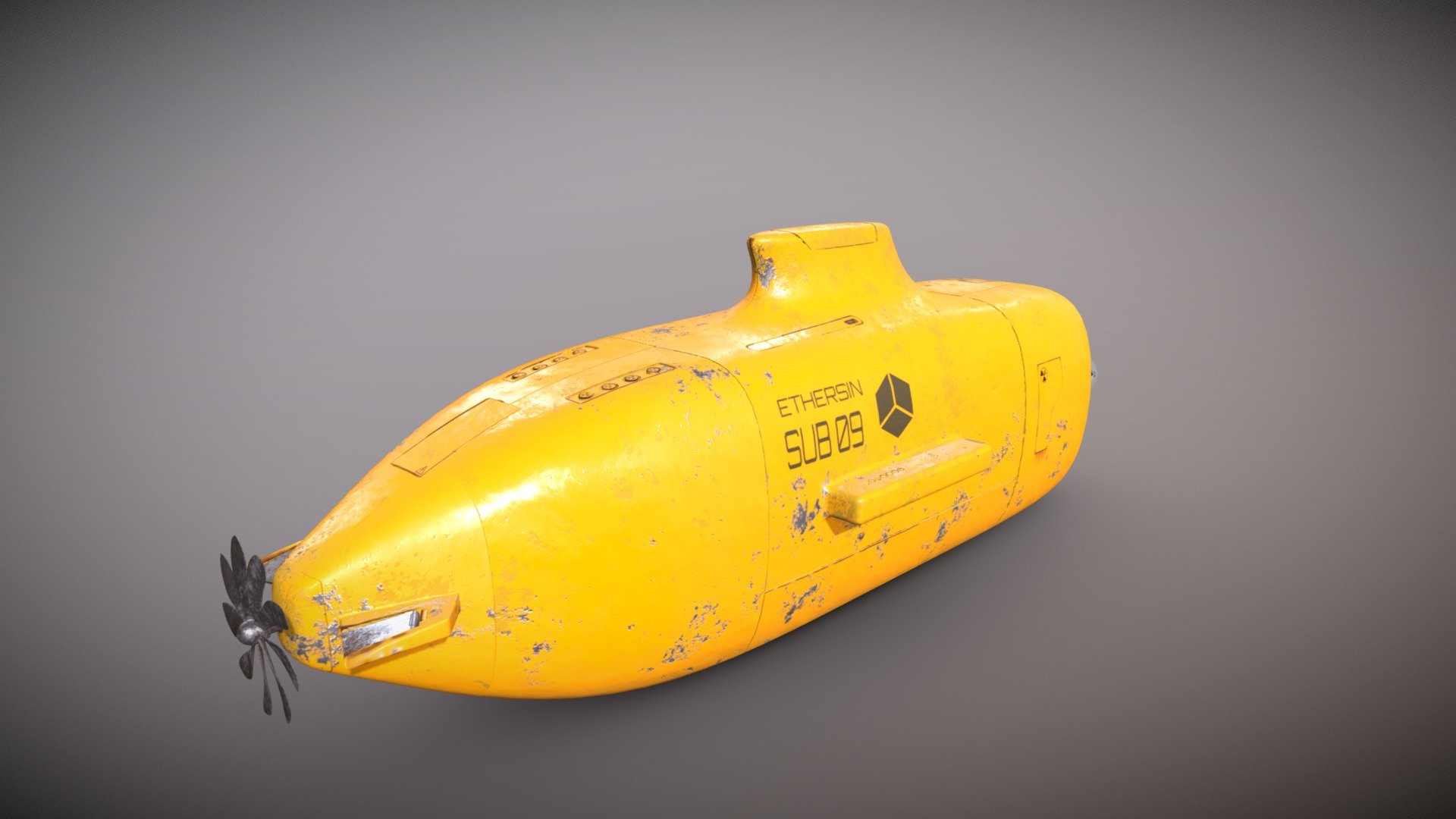 Submarine - Download Free 3D model by IrisProcess [e55fa48] - Sketchfab