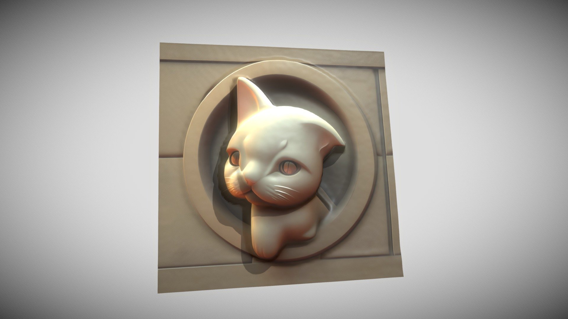 cat_relief - Buy Royalty Free 3D model by Dominic Baker (@Domuk ...