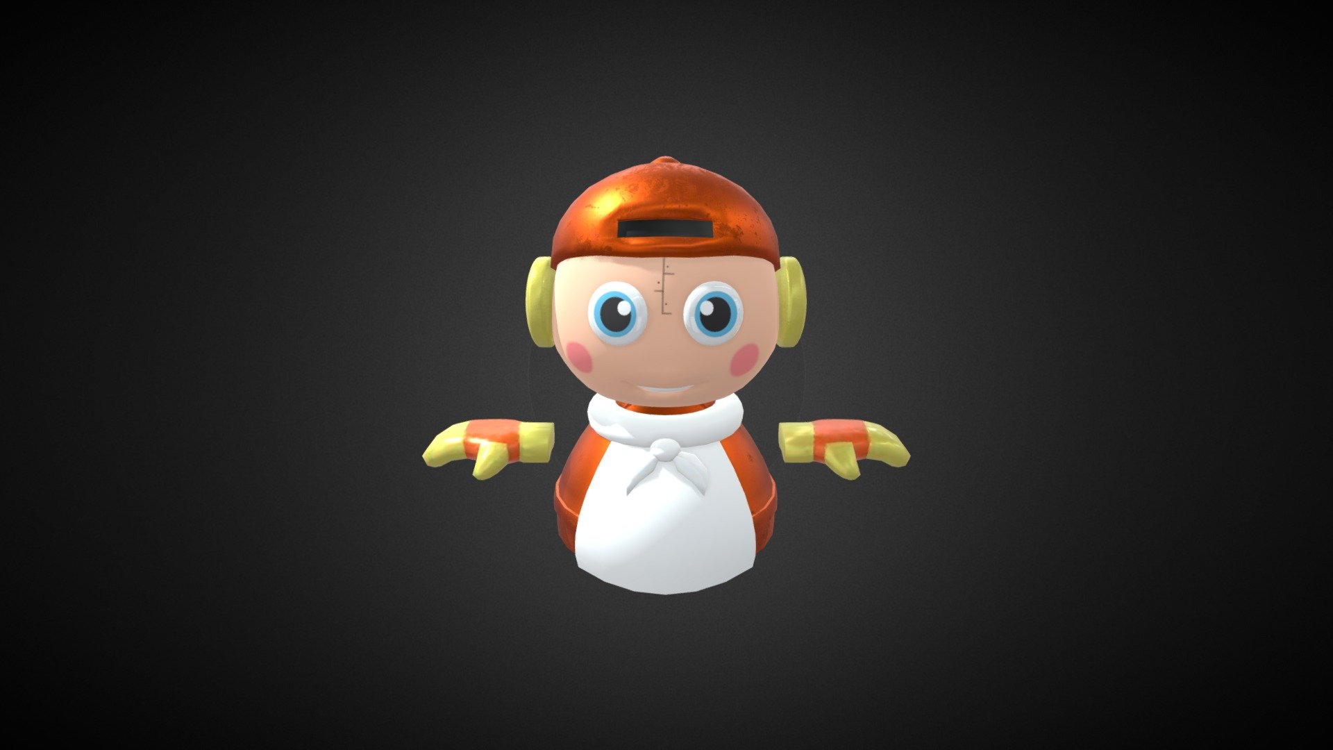 Overcooked Game Chef Character - 3D model by AhmadSadaat [e562739 ...