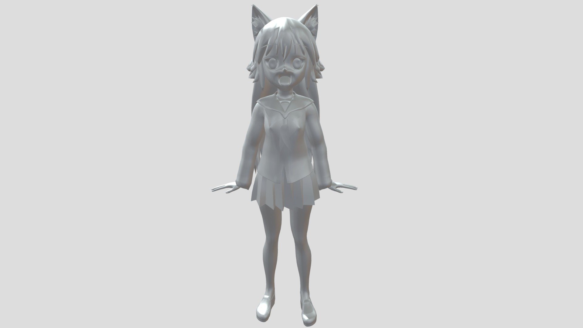 Ranka Ookami #大狼ランカ Modelo 3D - Download Free 3D model by R4SP1X ...