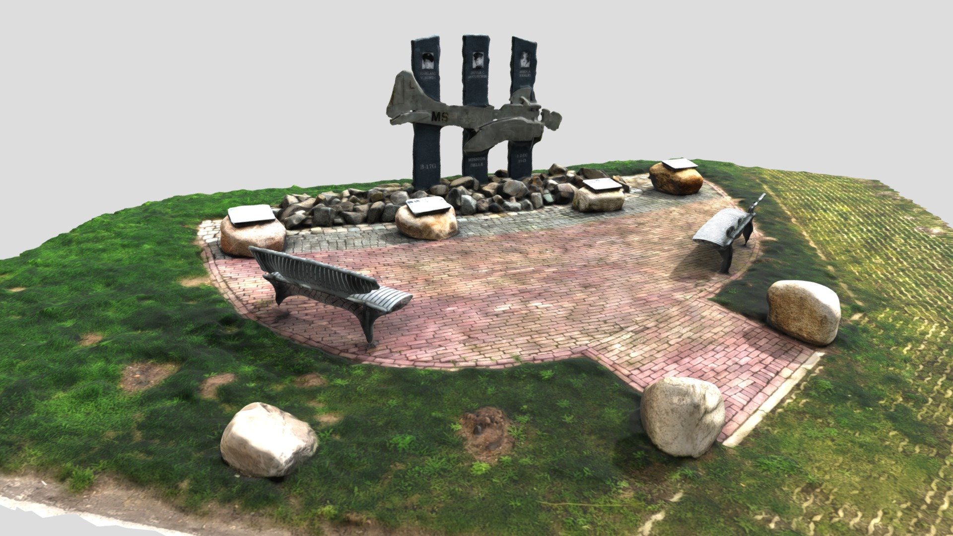 Mission Belle Memorial - 3D model by NikoKP [e5652e2] - Sketchfab