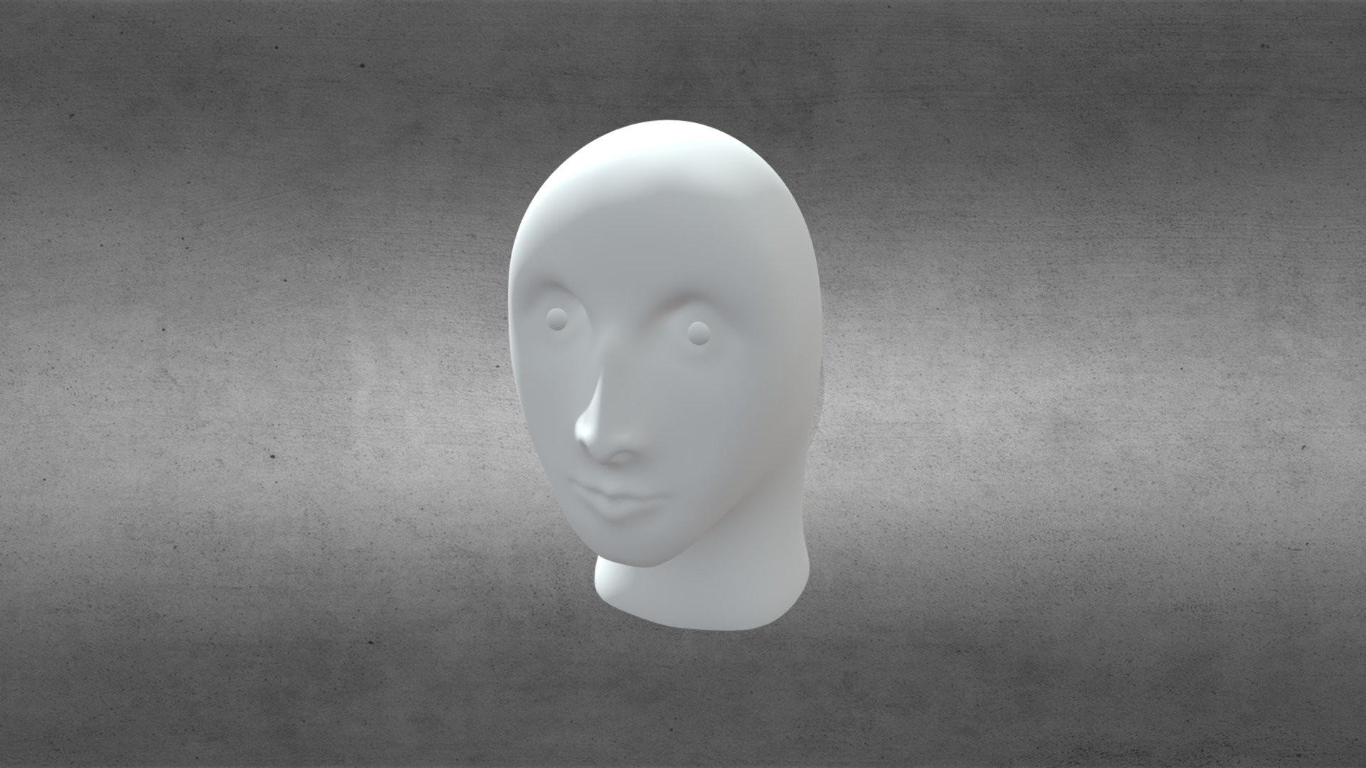 Stonks Head - Download Free 3D model by chibi chan (@chibi_chan ...