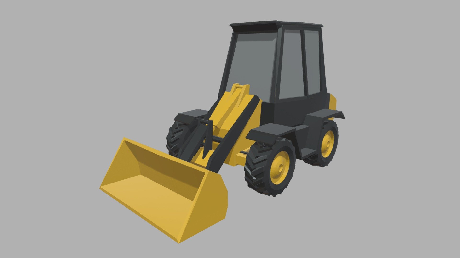 Low Poly Compact Loader 01 - Buy Royalty Free 3D model by ViperJr3D ...