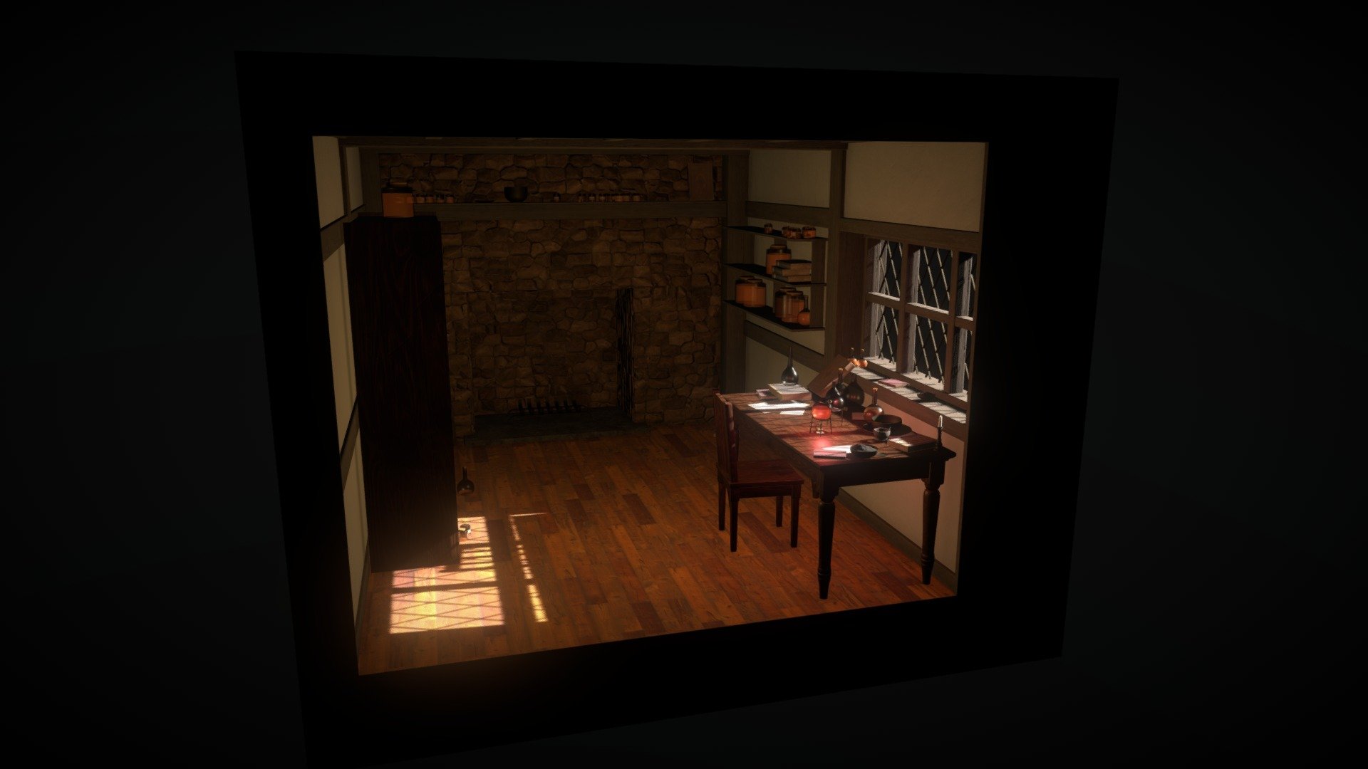 Alchemist's Lab - 3D model by Martin Ibbett (@unyxium) [e566130 ...