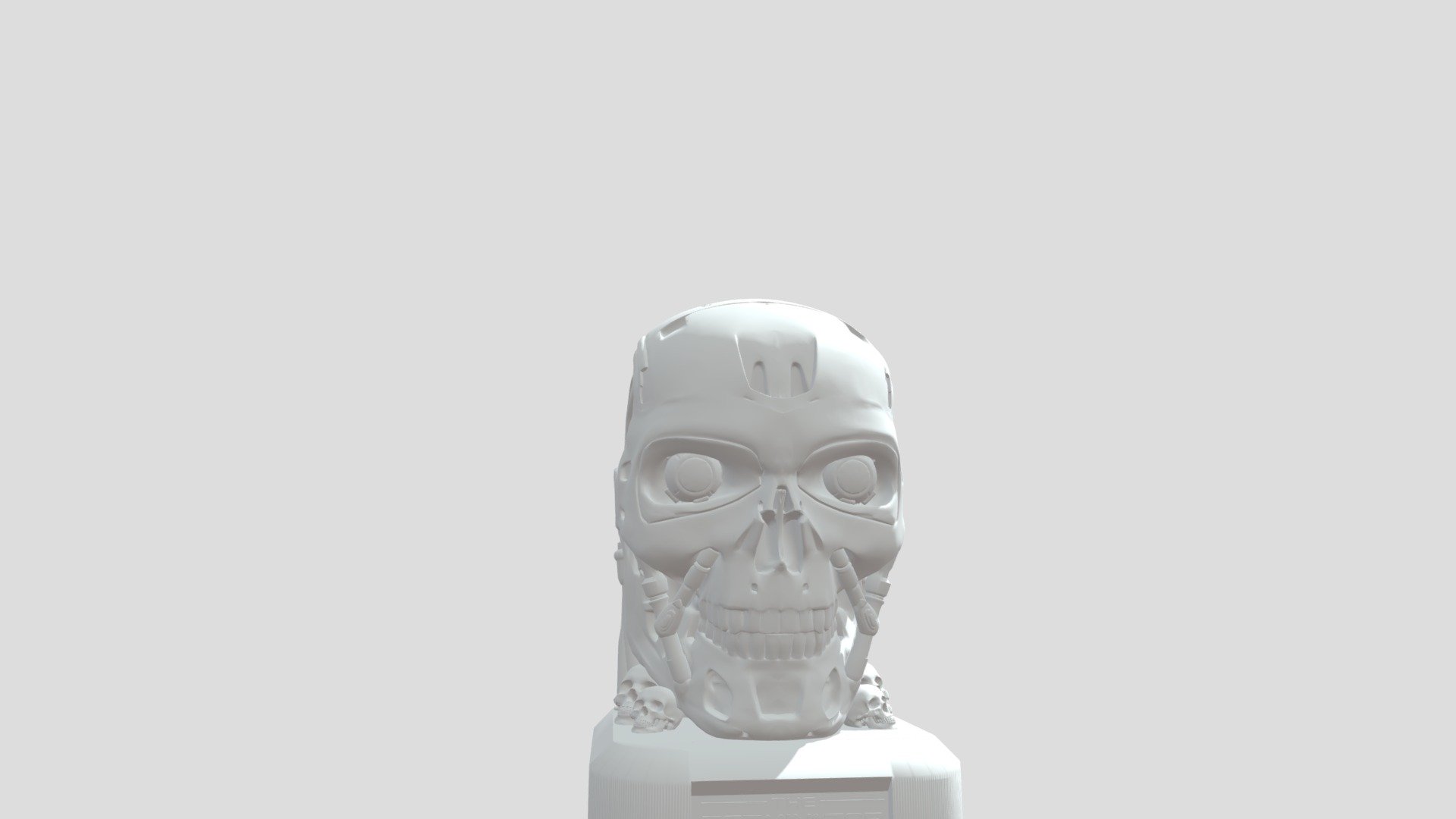 Terminator_Head - 3D model by jaxonk1 [e567149] - Sketchfab