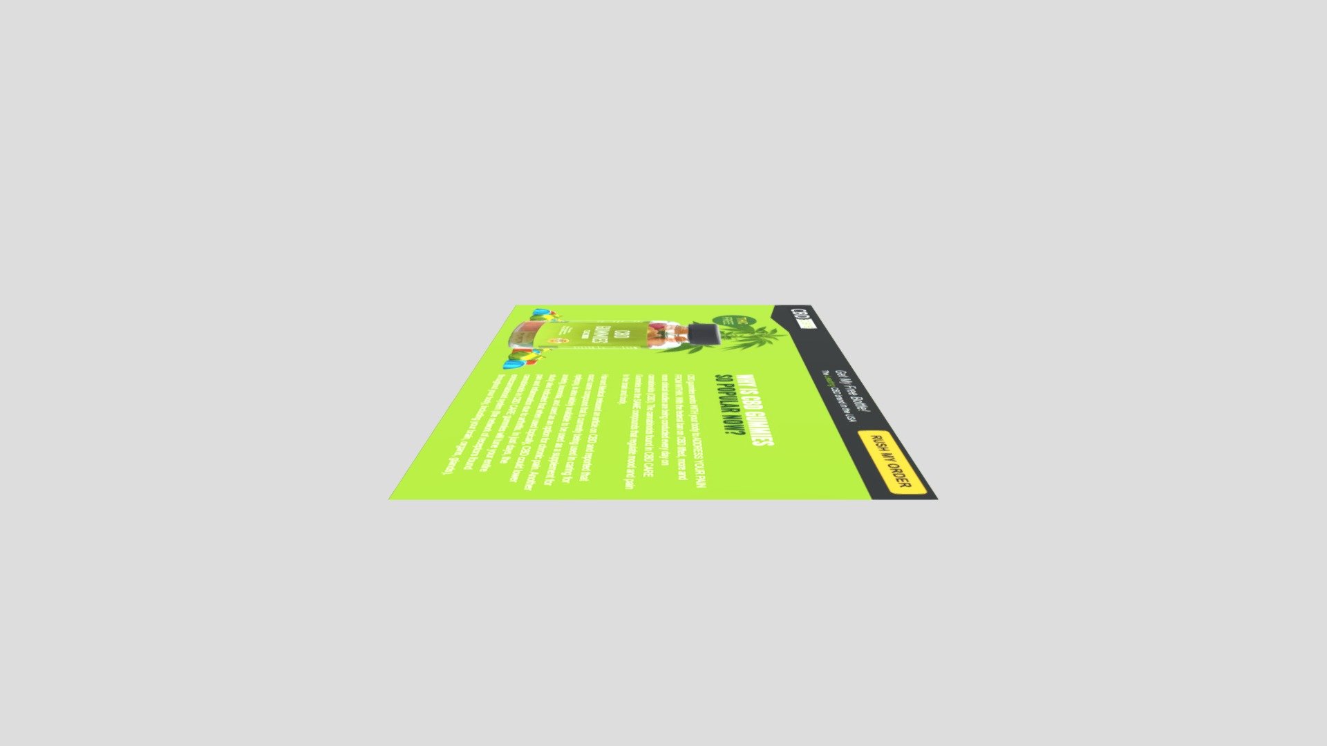 Care CBD Gummies - 3D model by carecbdgummius [e56714a] - Sketchfab