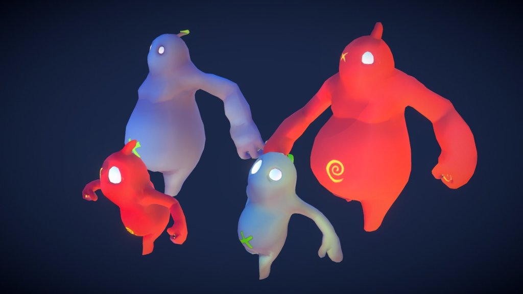 Shift Happens Character Run Animations - 3D model by Nora (@minnalya ...