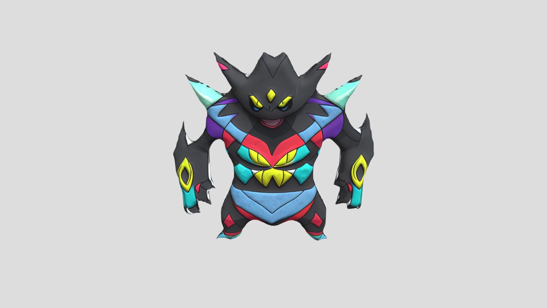 Pokemon Goal 778 - Download Free 3D model by klrxyz [e5685d4] - Sketchfab