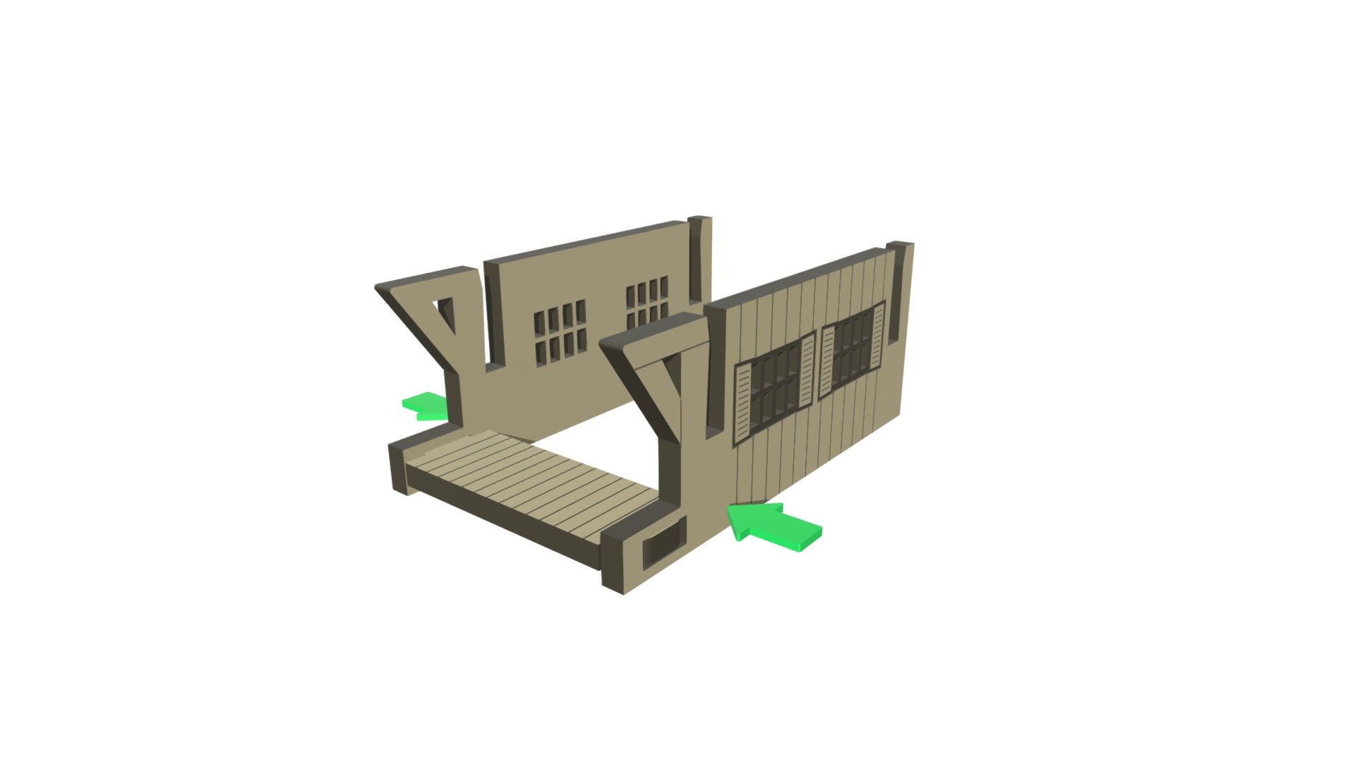 Ranger Station 1 - 3D model by Park Explorer Co. (@calebclausing ...