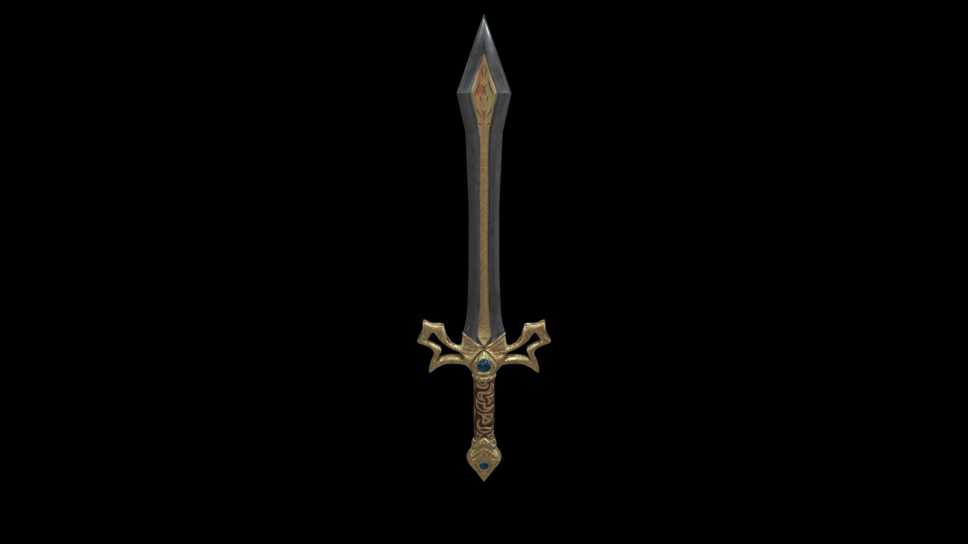 Indian Anciant Sword - 3D model by Govind360 [e56a613] - Sketchfab