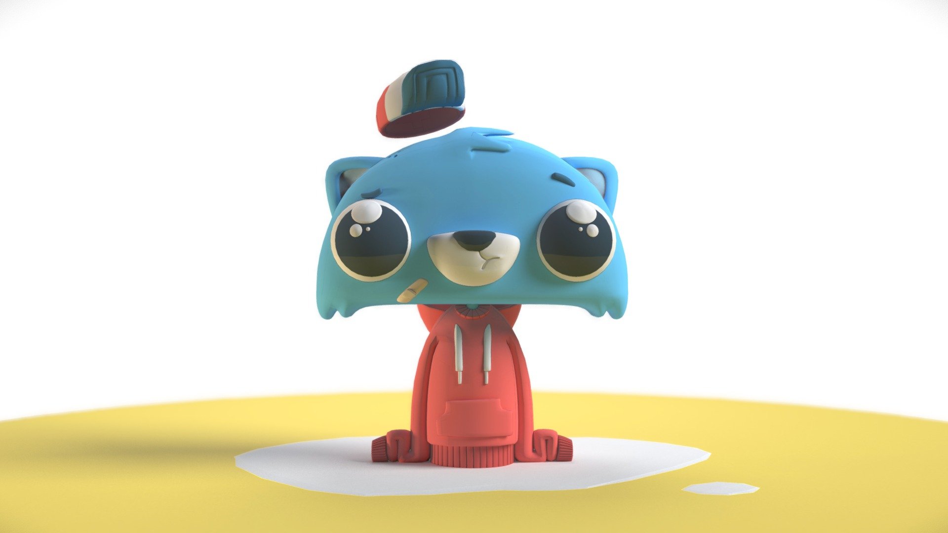 Ruckus Racoon Blue - 3D model by MChahin (@beastochahin) [e56b214 ...