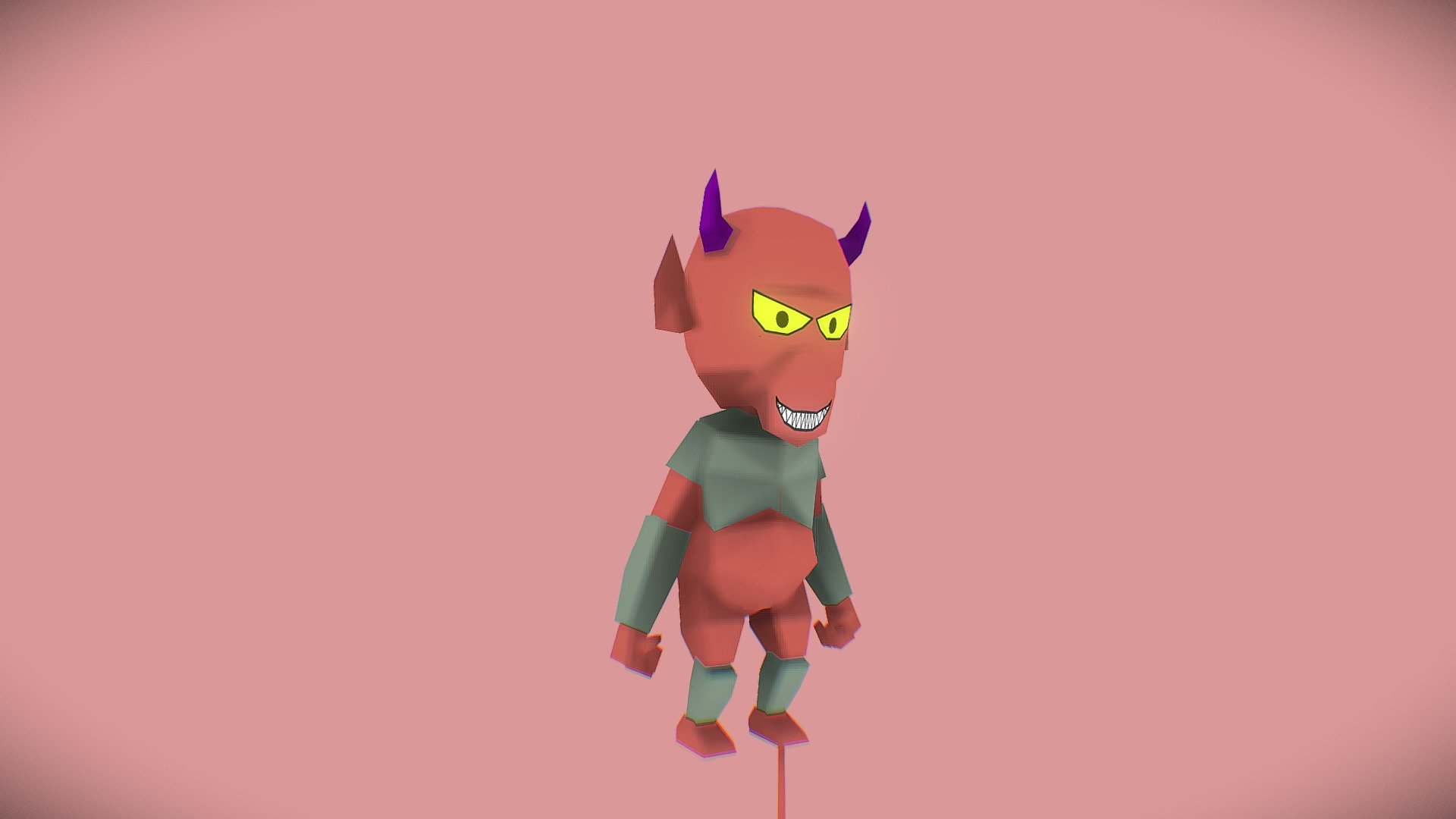 Lowpoly 3D little Demon/Devil - 3D model by MysticGuy [e56b66c] - Sketchfab