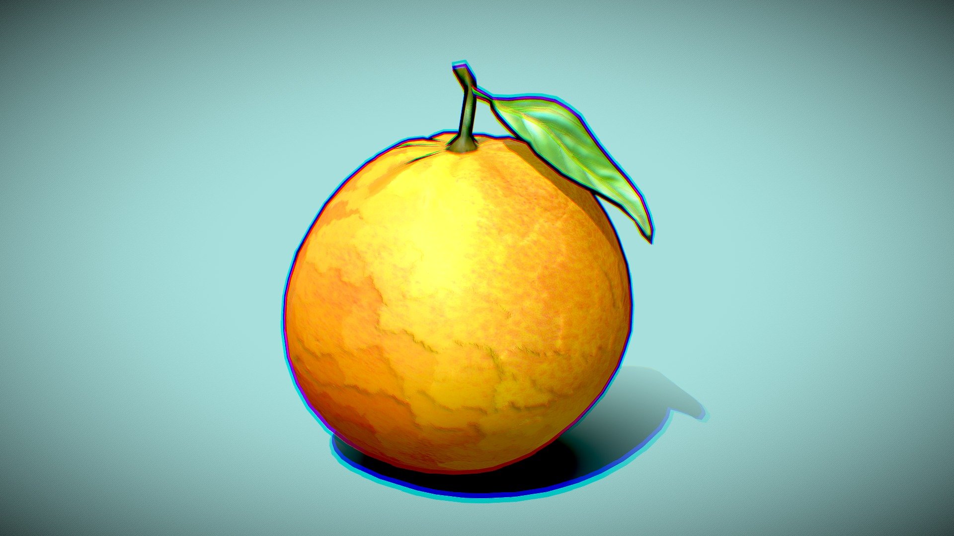 Stylized Orange - low poly model - Buy Royalty Free 3D model by ...